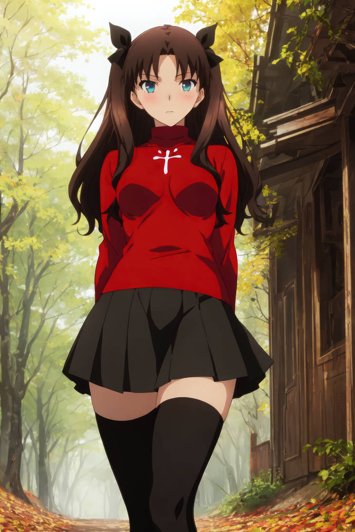 Rin Tohsaka By Minusleto On Deviantart