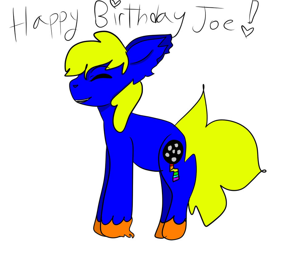 Happy Birthday Joe By Kikibunnii On Deviantart