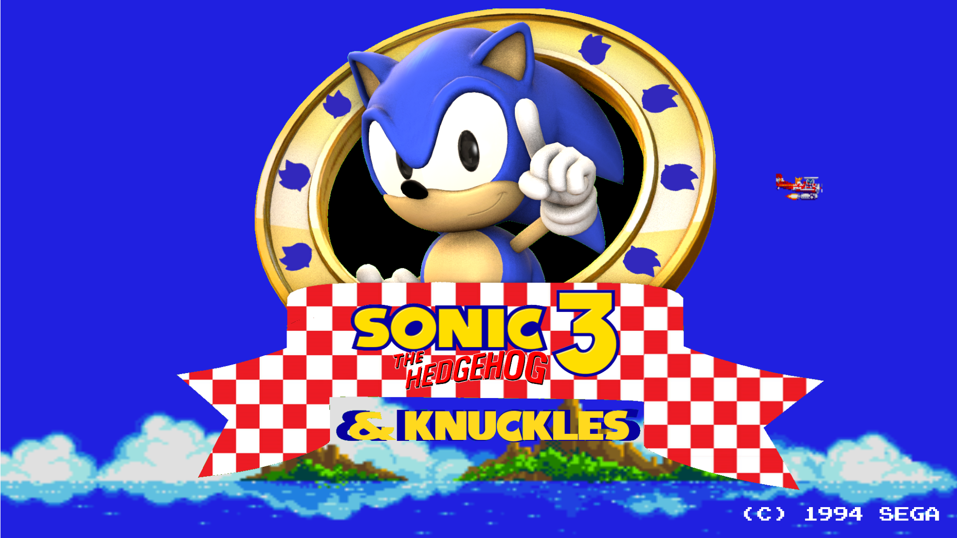 Sfm Sonic 3 And Knuckles Title Screen Remake By Blueeyedthunder On Deviantart