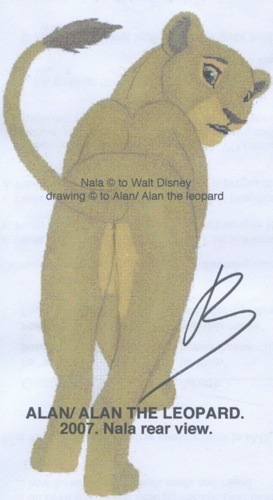 Nala Rear View By Alan The Leopard On Deviantart