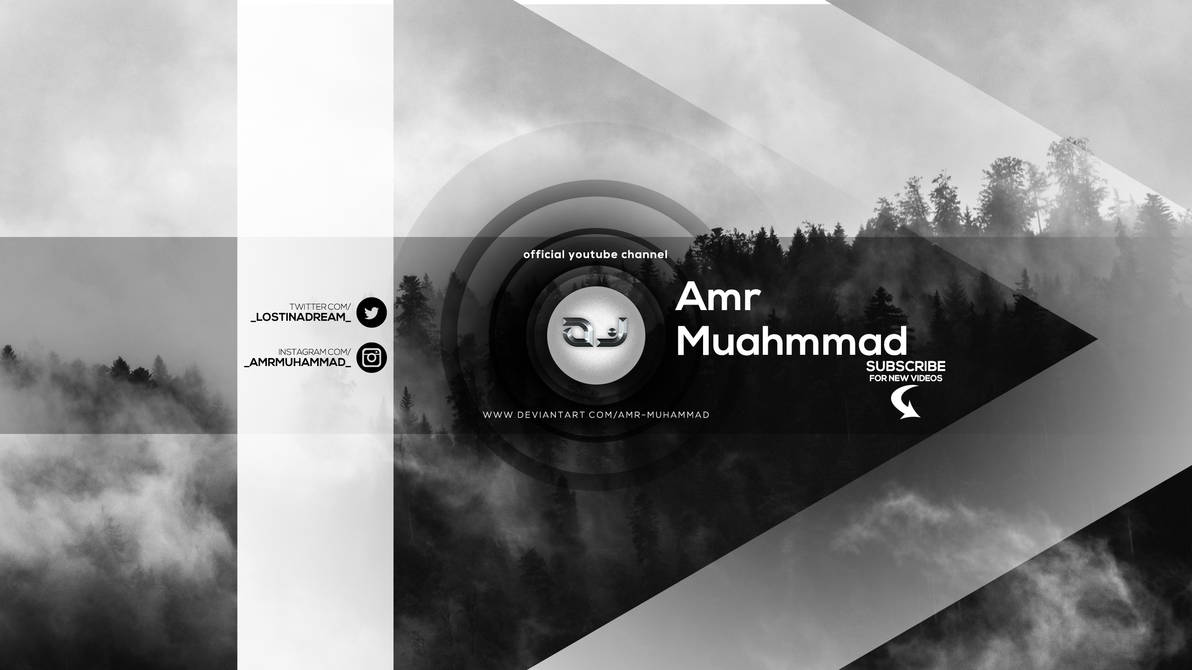 My Official Youtube Banner by Amr-Muhammad on DeviantArt My Official Youtube Banner by Amr-Muhammad on DeviantArt