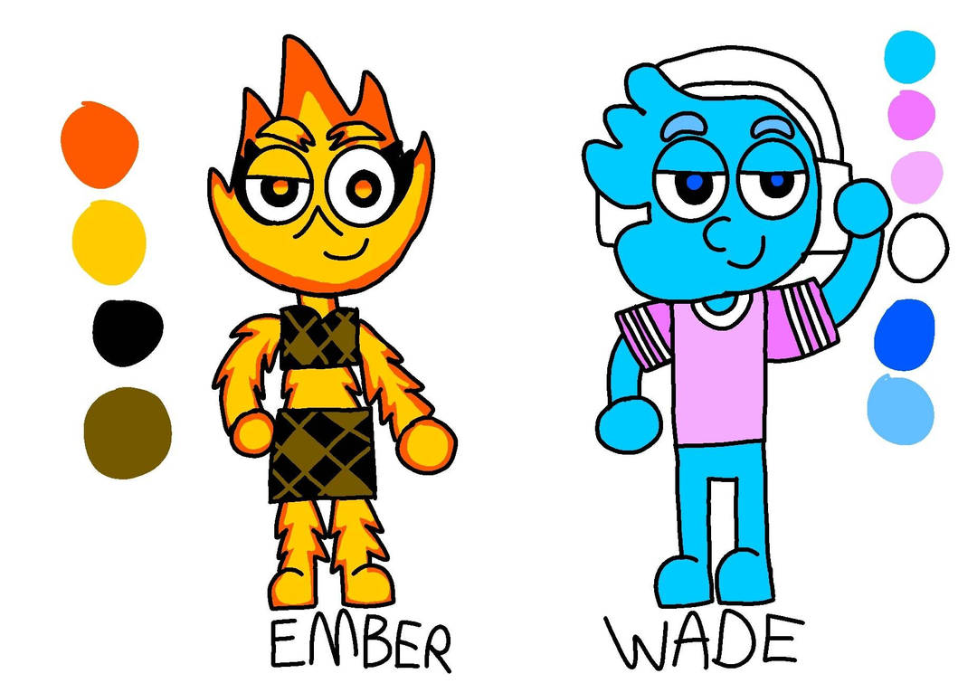 Ember Lumen And Wade Ripple 2024 Version By Alexperryneontoonz On Deviantart