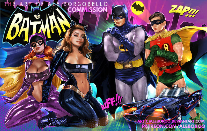 Commission 3 Batman 1966 March 2018 By Aleborgo On Deviantart