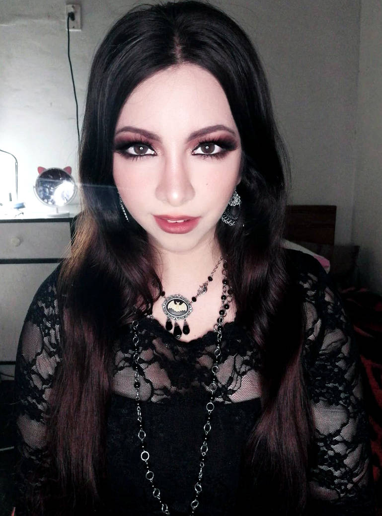 Mist Spectra Goth Girl Smiling By Mist Spectra On Deviantart