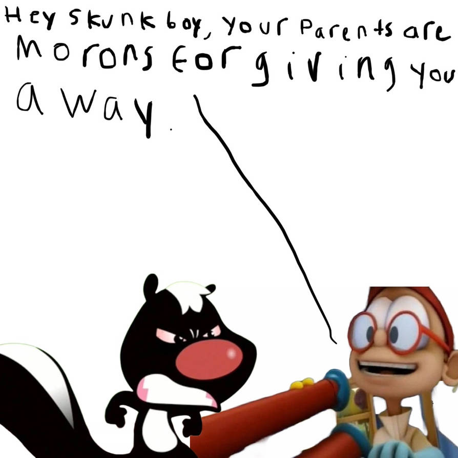 Nathan Bullies Skunk By Comedyyeshorrorno On Deviantart