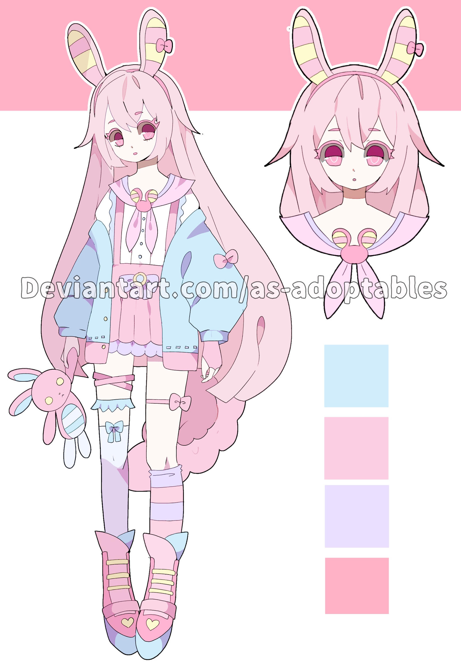 Pastel bunny adoptable closed by AS-Adoptables on DeviantArt Pastel bunny adoptable closed by AS-Adoptables on DeviantArt