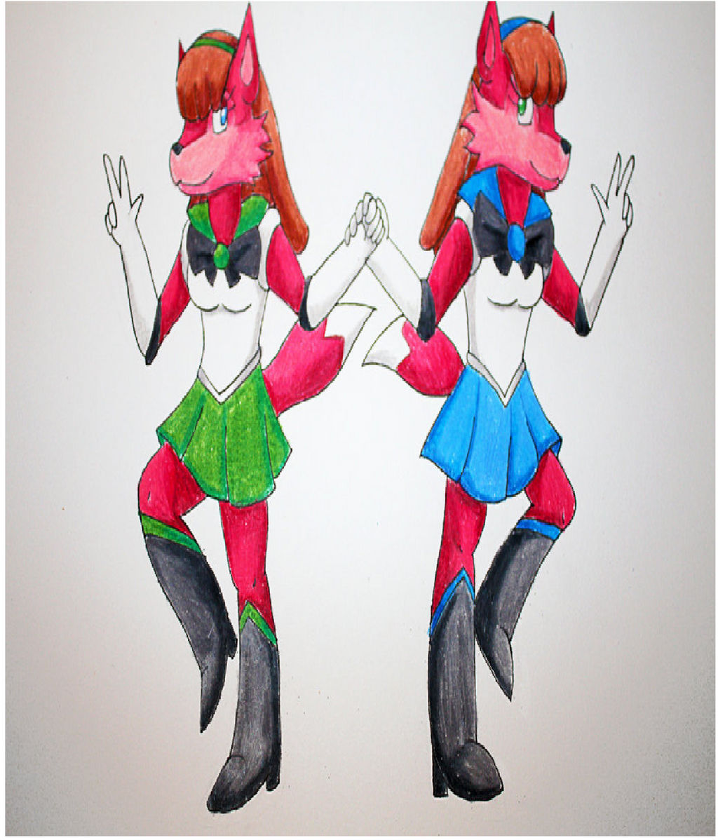 Sailor Lyco Wolf And Sailor Leeta Wolf By Pattersonfanbook On Deviantart