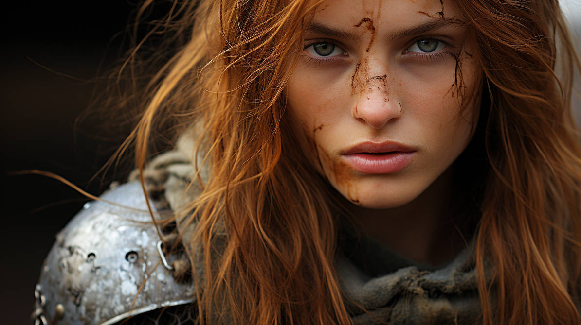 Girl Knight In Armor By Ai Mademasterpieces On Deviantart