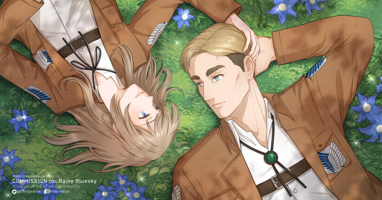 Cms Rainy Ocs With Erwin Smith By Chros Xerox On Deviantart