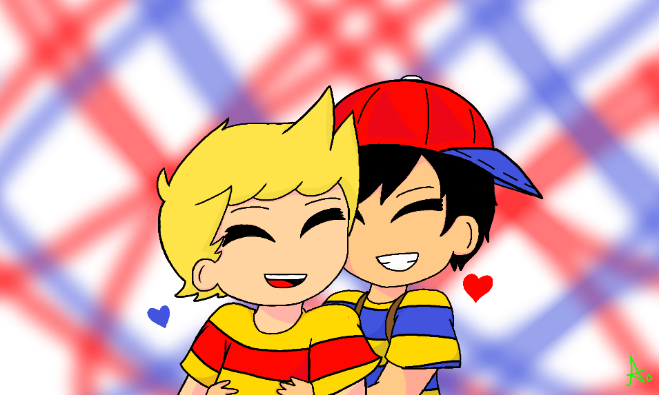 Lovey Dovey Shiz Ness X Lucas By Yuki7900 On Deviantart