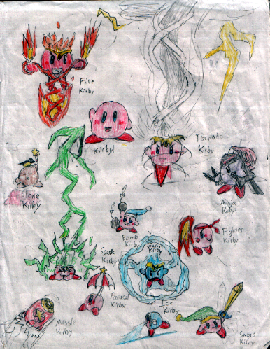 Kirby copy forms 1 by darknesskirby21 on DeviantArt
