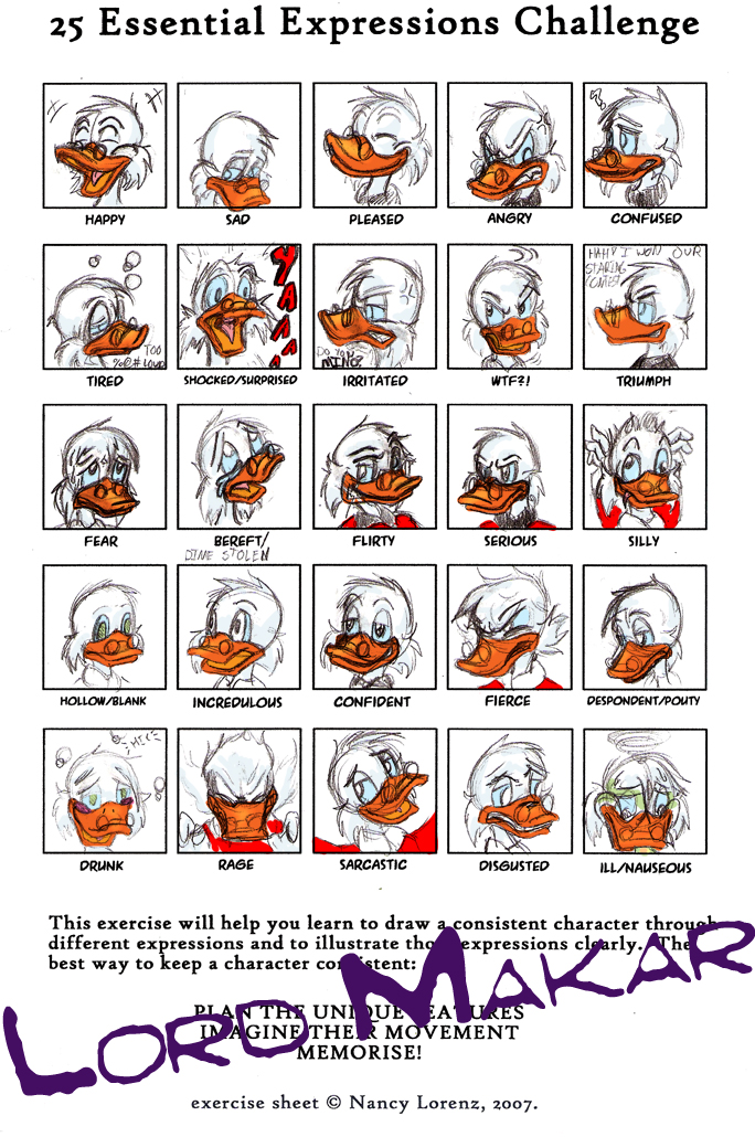 Many Faces of SCrooge McDuck by LordMakar on DeviantArt
