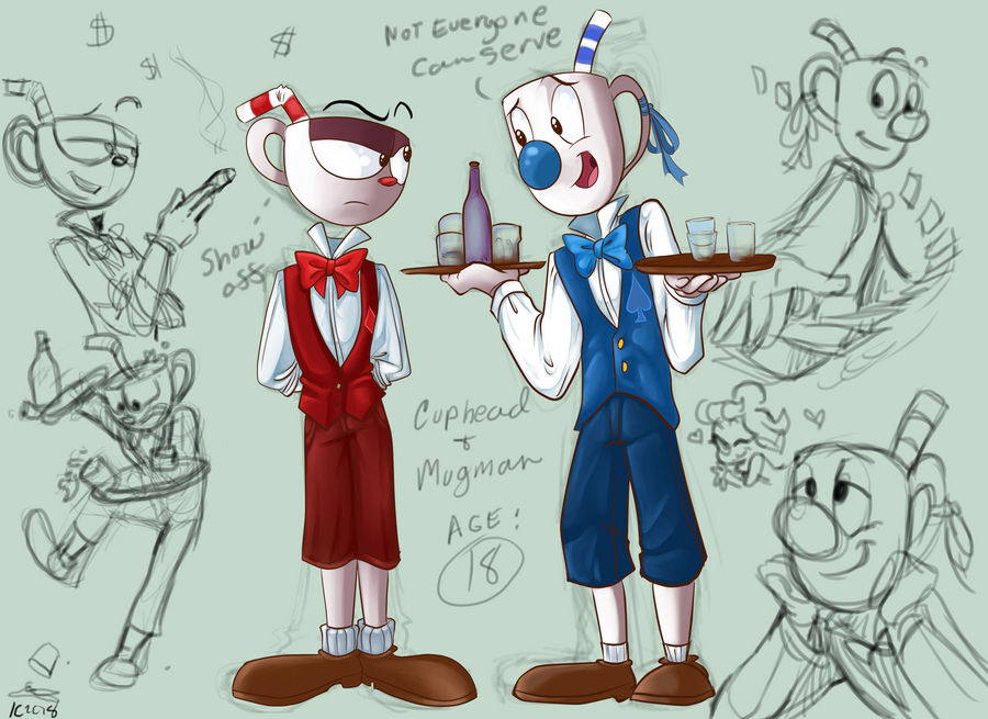 Cuphead And Mugman By Moostargazer On Deviantart