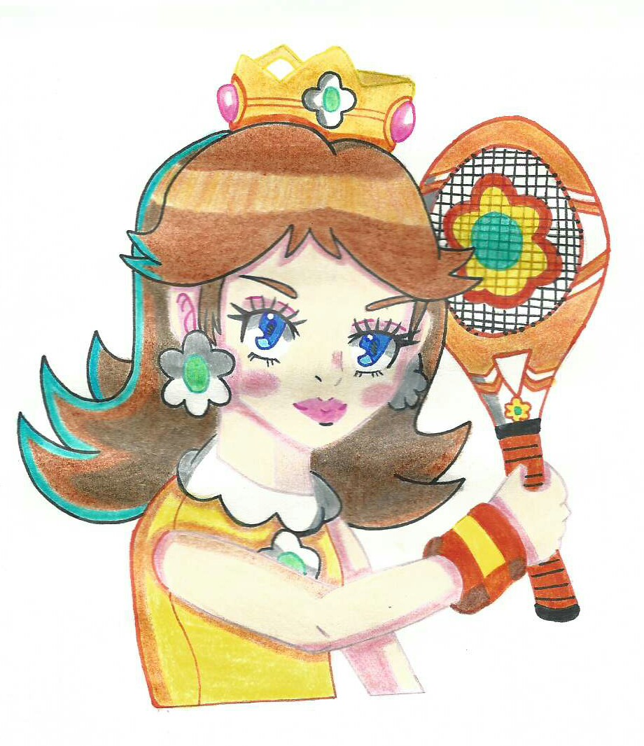 Mario Tennis Aces Daisy By Micaraygun On Deviantart