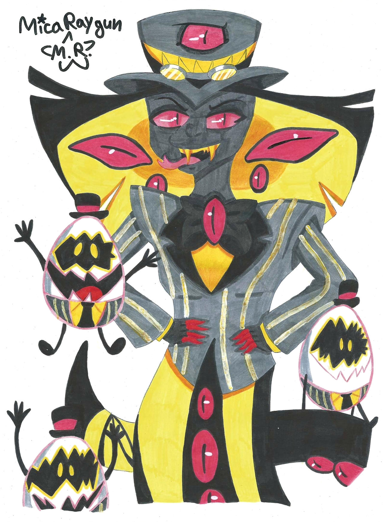 Hazbin Hotel: Sir Pentious redesign by MicaRaygun on DeviantArt Hazbin Hotel: Sir Pentious redesign by MicaRaygun on DeviantArt