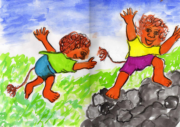 Troll children playing by bluerobes on DeviantArt