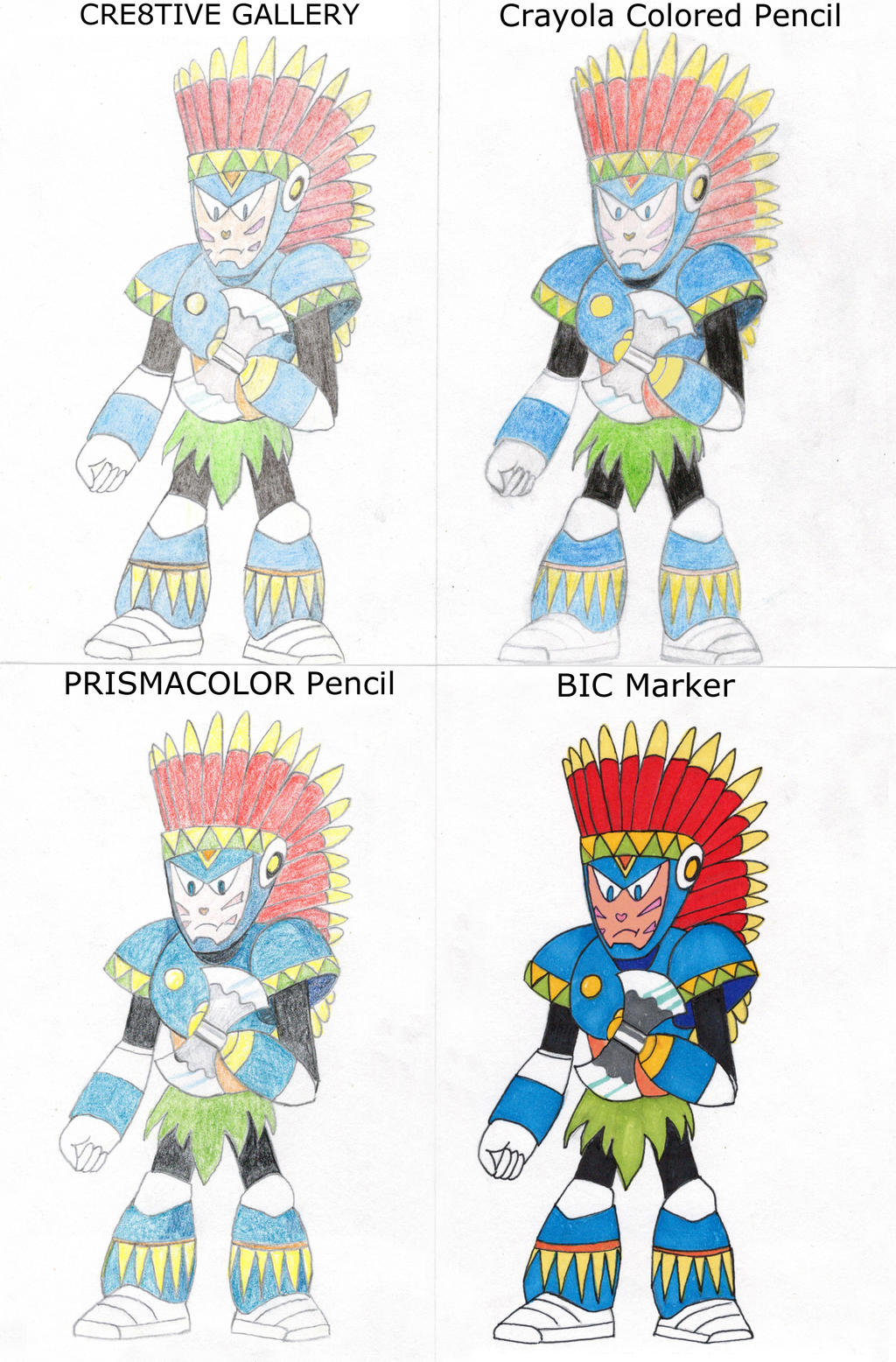 4 Style Tomahawk Man By Mellowsunpanther On Deviantart