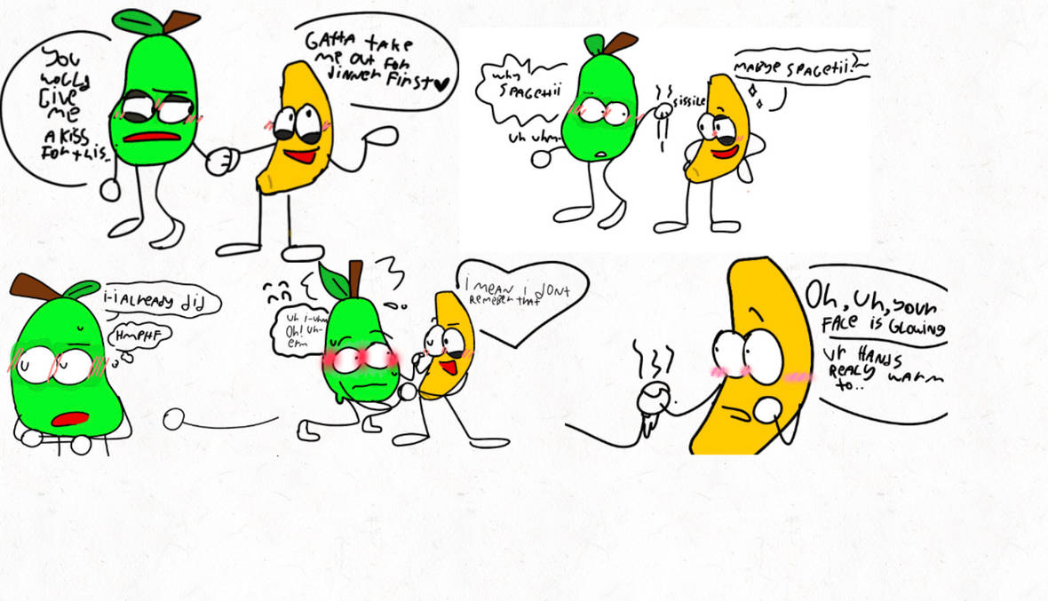 Banana x pear by saidieplaysgams on DeviantArt Banana x pear by saidieplaysgams on DeviantArt
