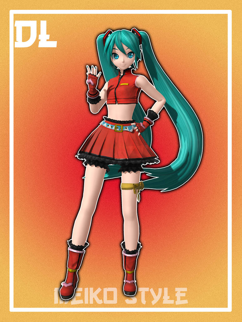 Pdftdx Meiko Style Miku Dl Mmd By Zedwolfee8454 On Deviantart