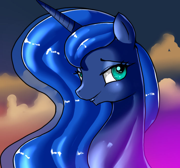 Skyline19 Re Upload Princess Luna Ii Mlpfim By Thereedster On