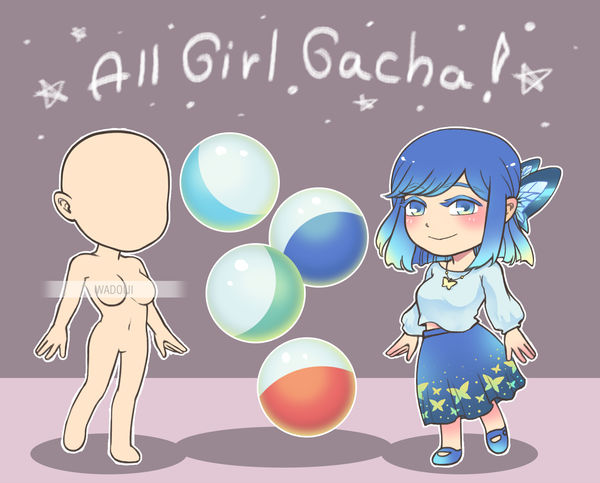Close All Girl Gasha By Fourtwonine429 On Deviantart