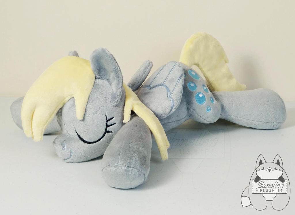 Sleeping Derpy Hooves Plushie By Janellesplushies On Deviantart