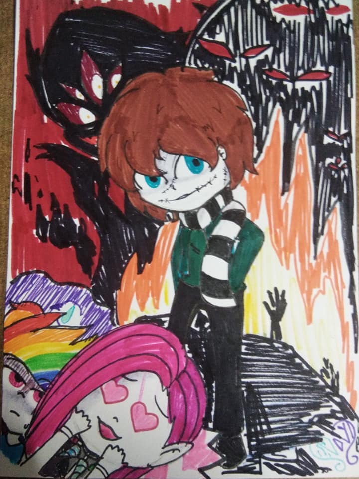 Creepypasta Show Fanart 3 Zalgo Meeting By Tong2602kn On Deviantart