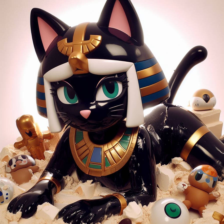 Latex Ankha And Her Friends Messy Cake Making 1 By Alleycatadd On Deviantart