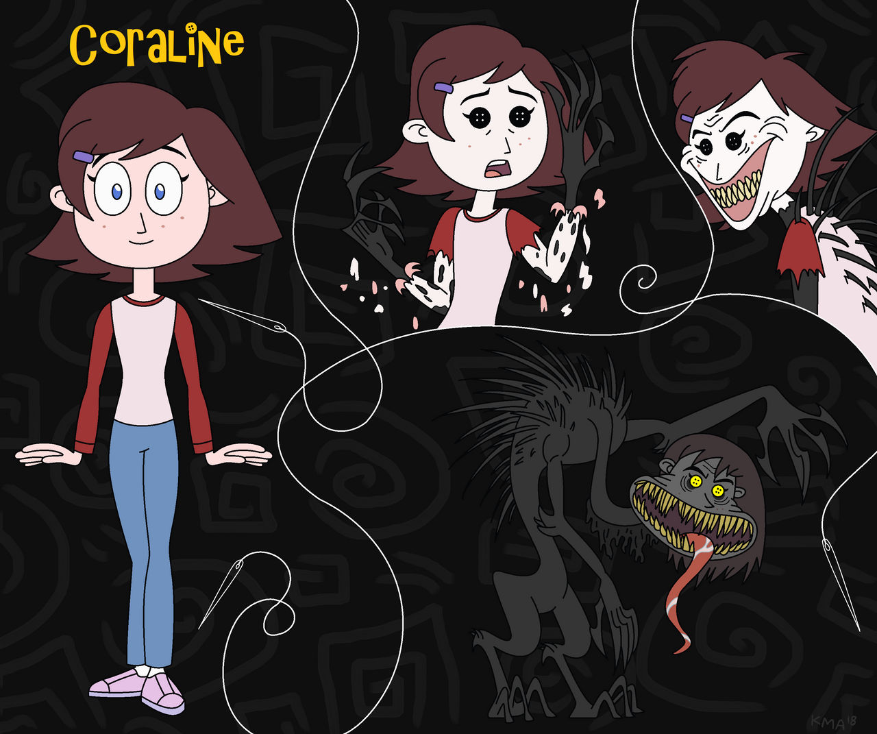 Coraline The New Beldam By Nerdsman567 On Deviantart