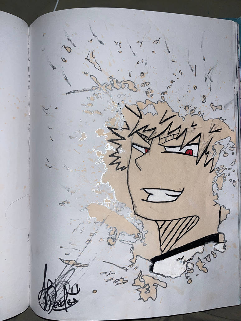 A Splash Of Bakugo By Thunderdeedeeapple On Deviantart