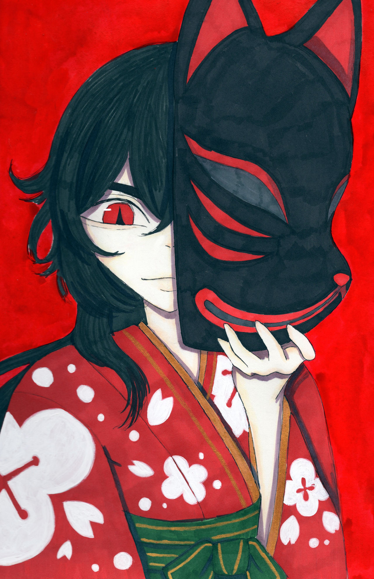 Kitsune Girl By Kilkaz On Deviantart