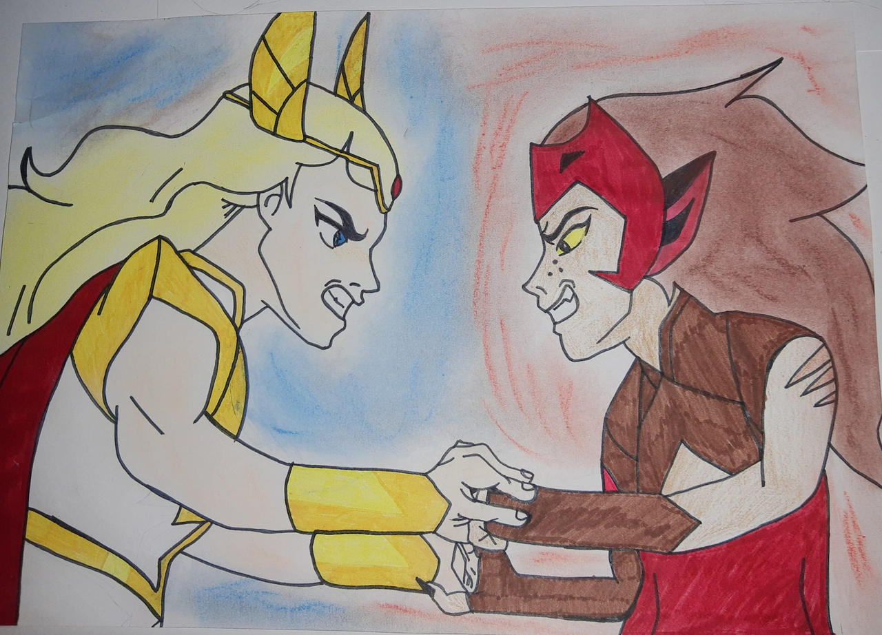 She ra VS Catra by SonCatra on DeviantArt She ra VS Catra by SonCatra on DeviantArt