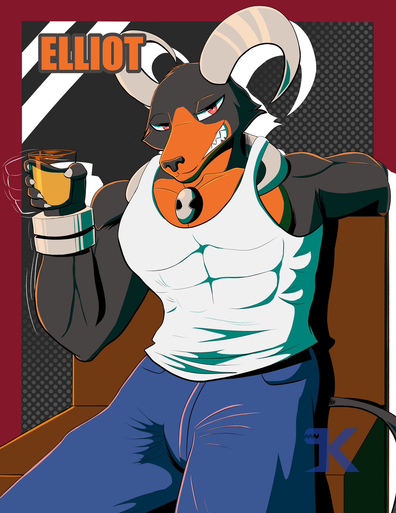 Elliot The Houndoom By Kaijucon On Deviantart