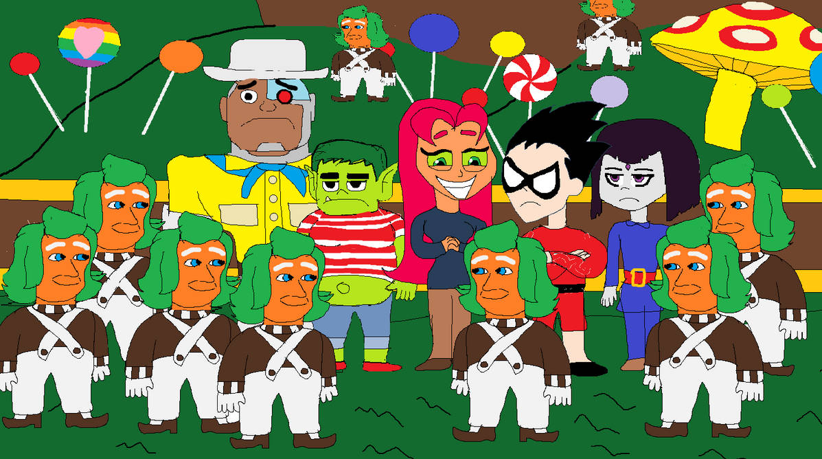 Teen Titans Go To Willy Wonkas Chocolate Factory By Imdb88 On Deviantart
