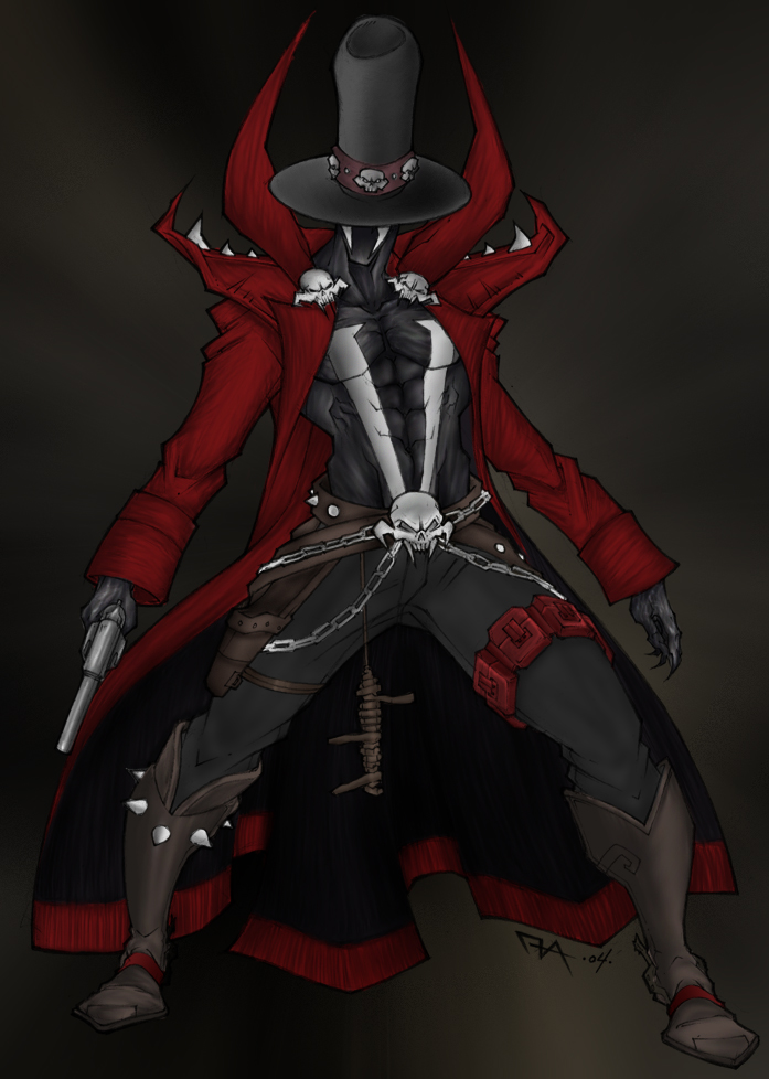 Gunslinger Spawn Coloured by liquid-venom on DeviantArt