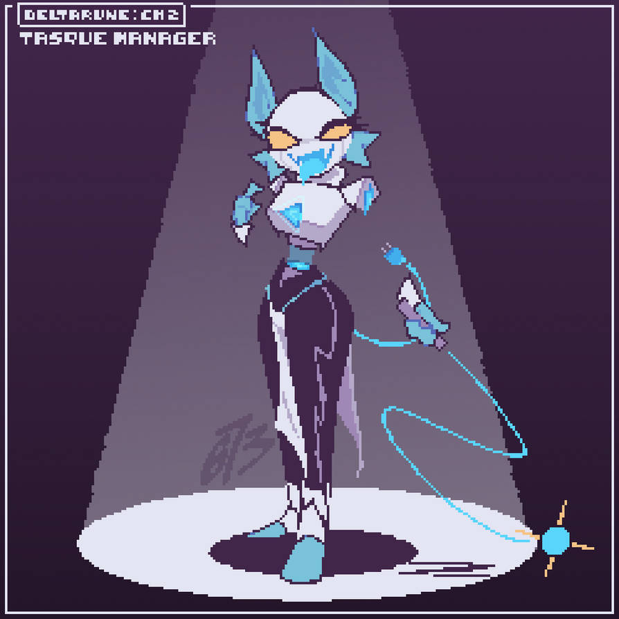 Deltarune Chapter 2 Tasque Manager By Grabthatbread On Deviantart