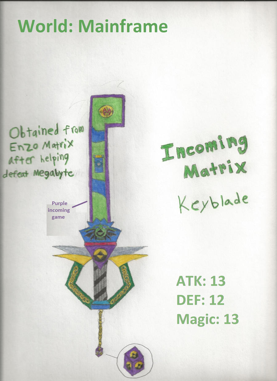 Reboot Enzo Matrix Keyblade by KeybladeWarrior9000 on DeviantArt Reboot Enzo Matrix Keyblade by KeybladeWarrior9000 on DeviantArt