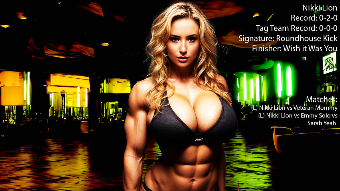 Nikki Bbw Record By Bbwrestling On Deviantart