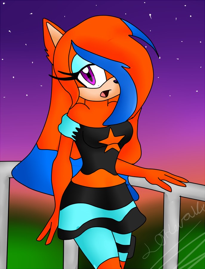 Sonic Girl On The Baloncy By Maddysu86 On Deviantart