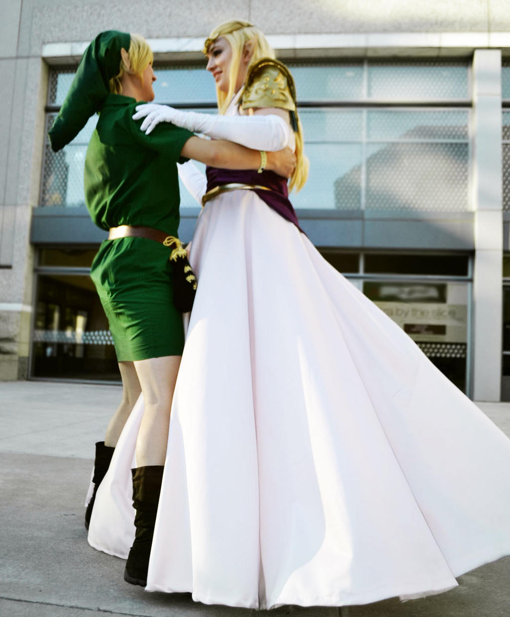 Legend Of Zelda Link And Zelda Dancing By Merrowscosplay On Deviantart