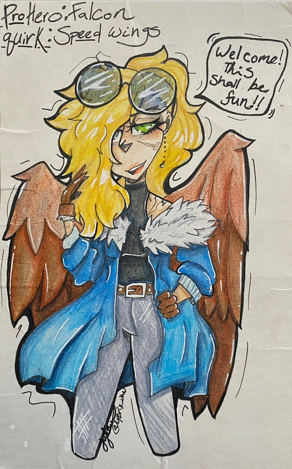 Mha Oc Redraw By Lytrix33 On Deviantart