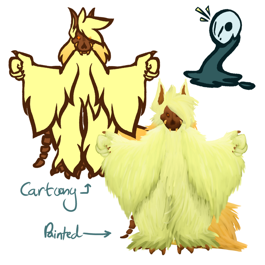 Mortis but rendered twice by DoodlesAndDingbats on DeviantArt Mortis but rendered twice by DoodlesAndDingbats on DeviantArt