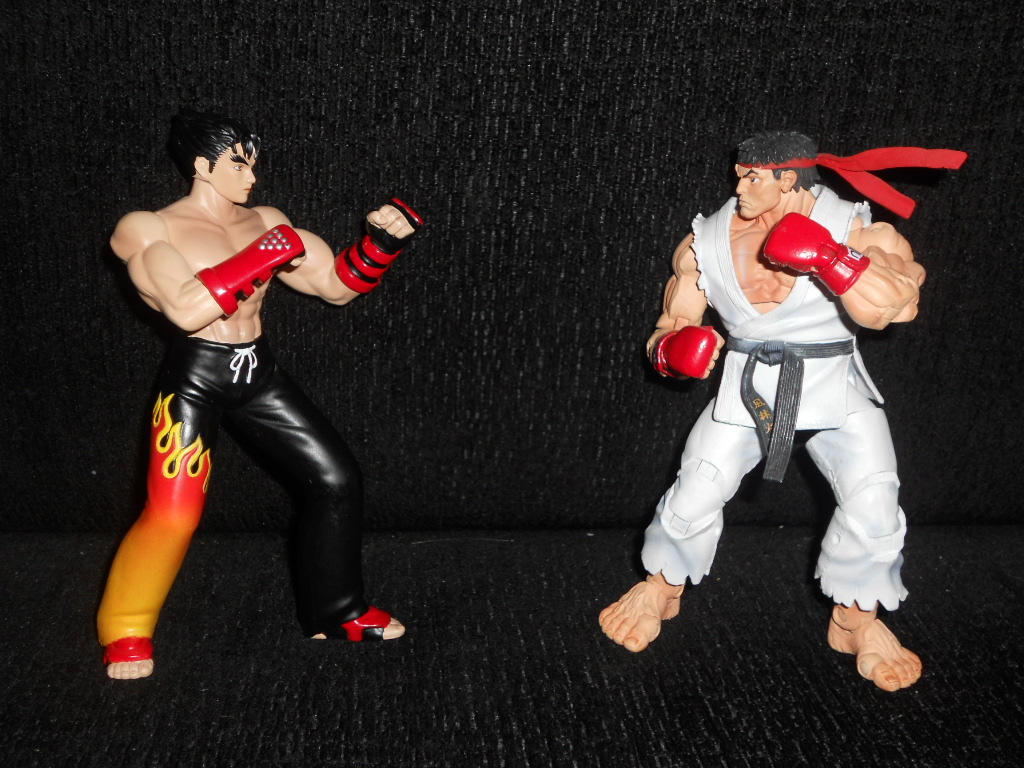 Jin Kazama Vs Ryu By Ironcobraam On Deviantart