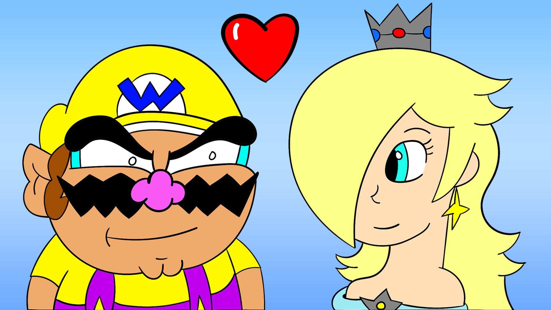 Wario And Rosalina Love At First Sight By Hypermario24 On Deviantart