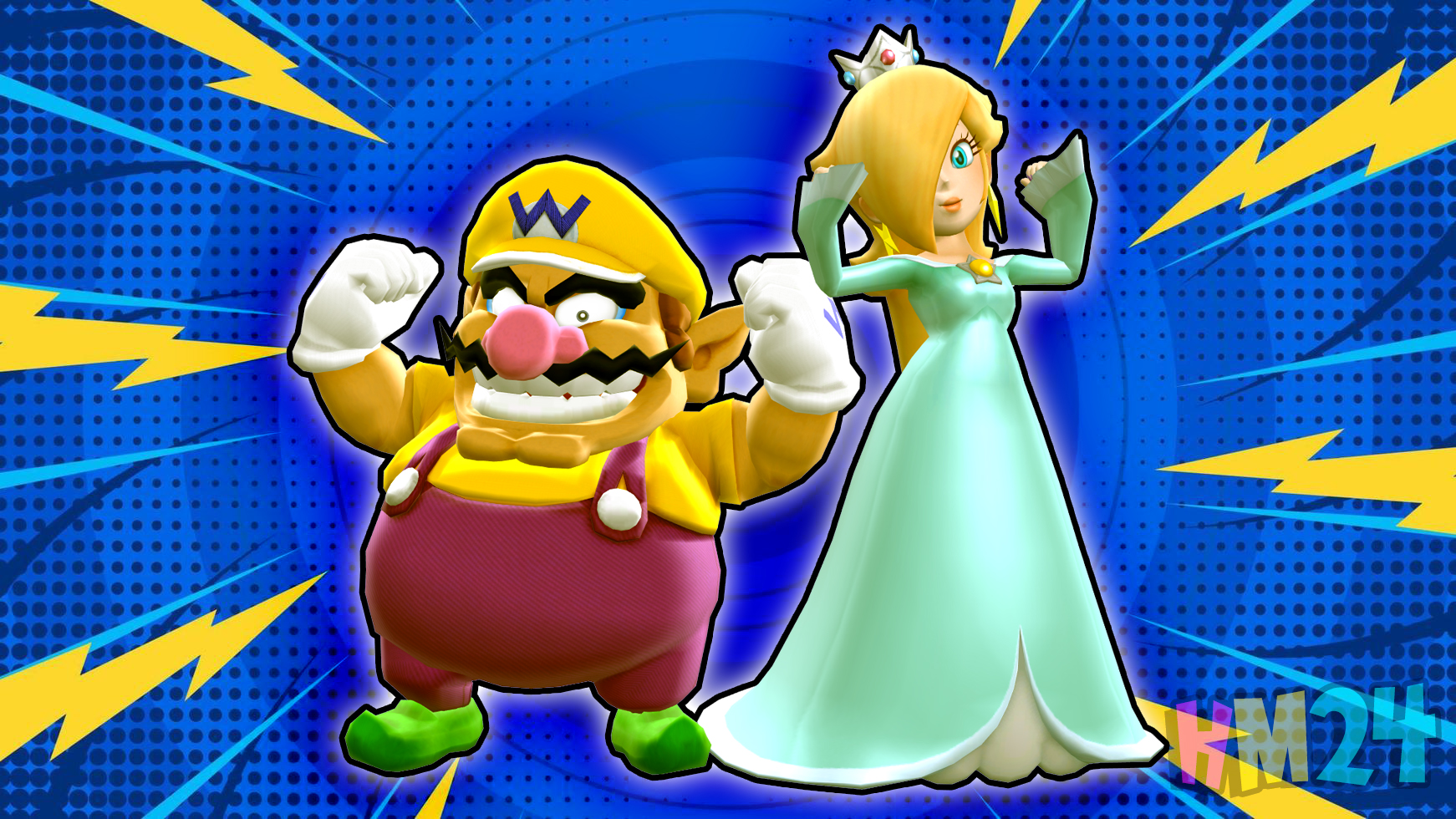 Wario And Rosalina The Power Couple By Hypermario24 On Deviantart