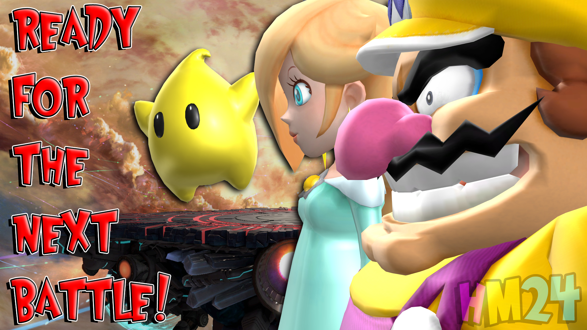 Wario And Rosalina Ready For The Next Battle By Hypermario24 On Deviantart