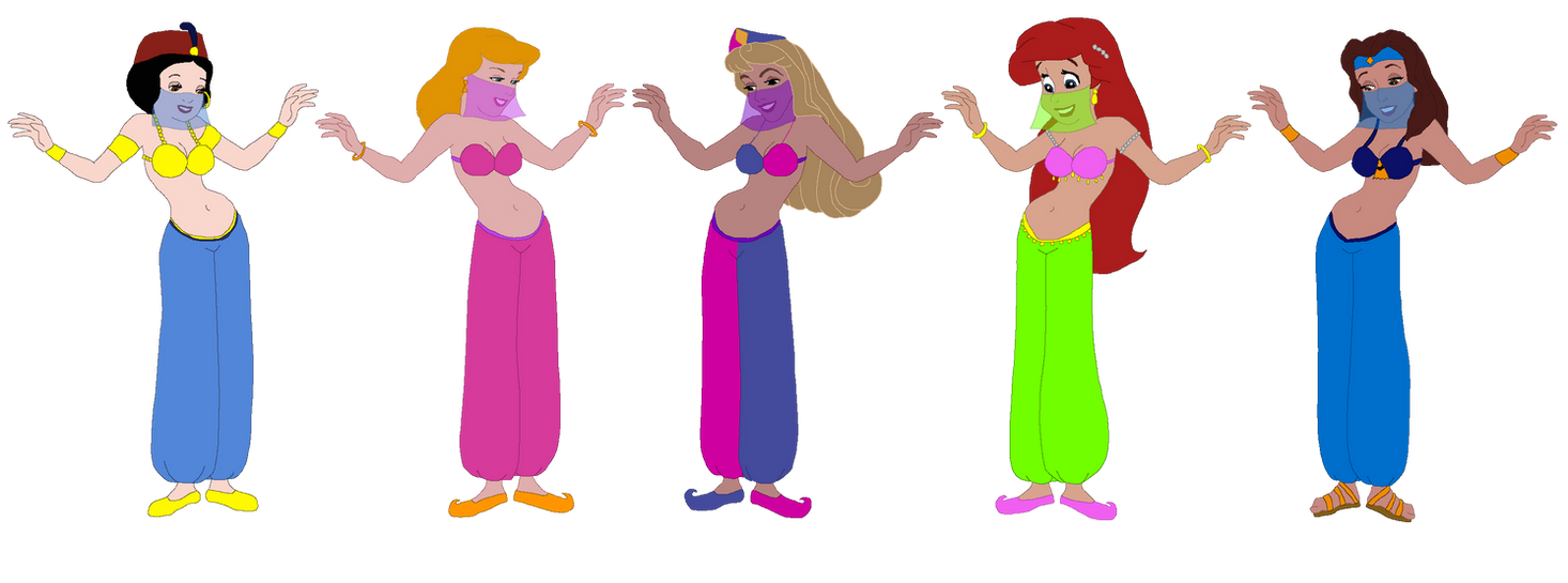 Disney Princess Bellybutton Dance By Danfrandes On Deviantart