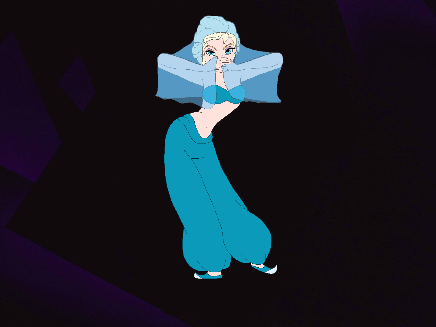 Elsa The Snow Queen Pink Elephants Bellydance By Danfrandes On Deviantart