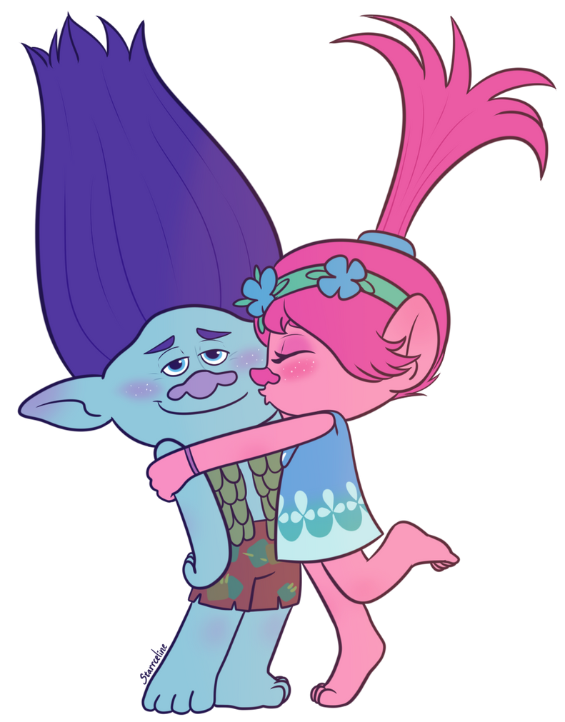 Branch X Poppy By Starrtoon On Deviantart