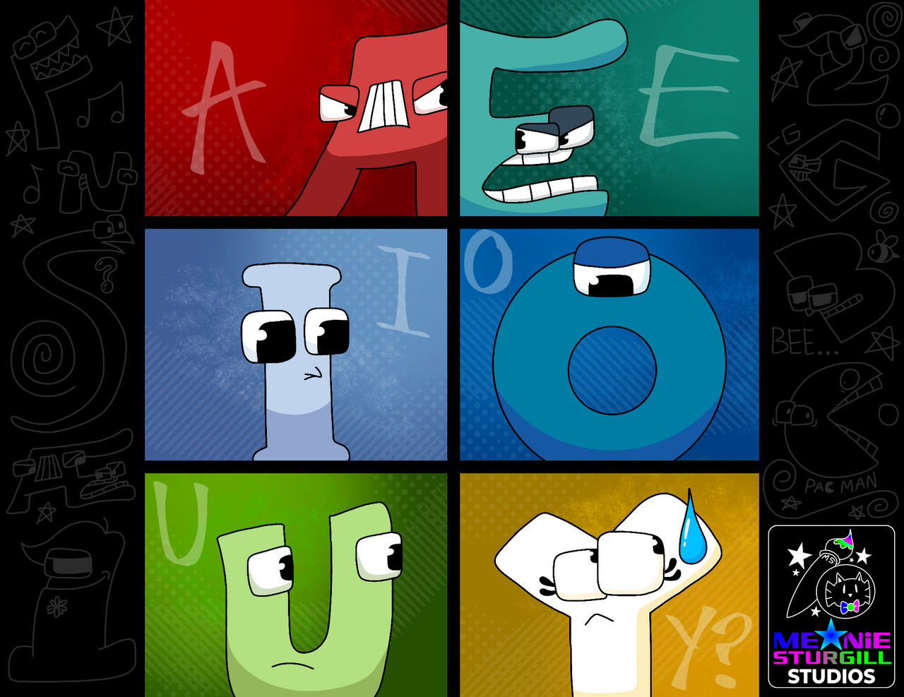 Aeiou And Y By Meanie Sturgill On Deviantart